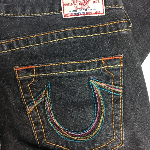 True Religion | Jeans | True Religion Black Billie Jean Wrainbow ...